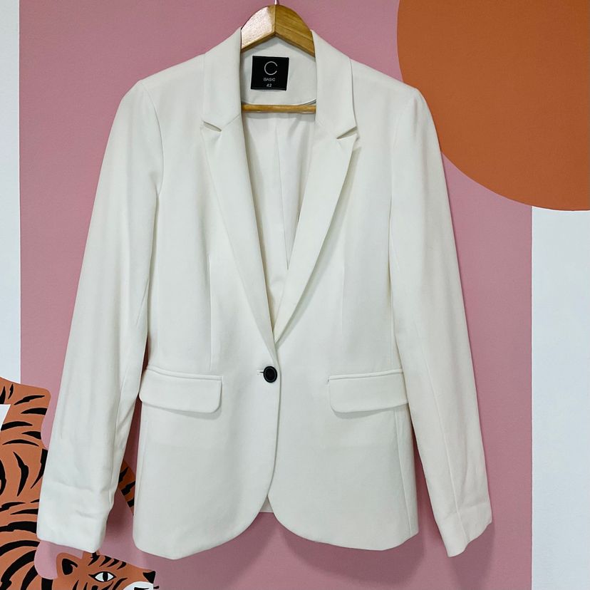 Blazer Off White | Terno Feminino Renner Usado 86906670 | enjoei