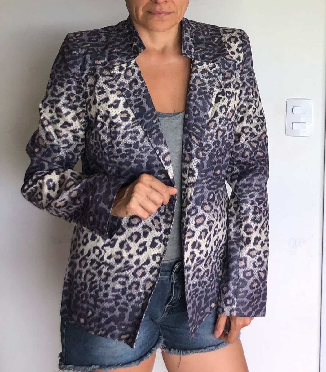 Blazer Onça | Blazer Masculino Rery Class Nunca Usado 39395728 | enjoei