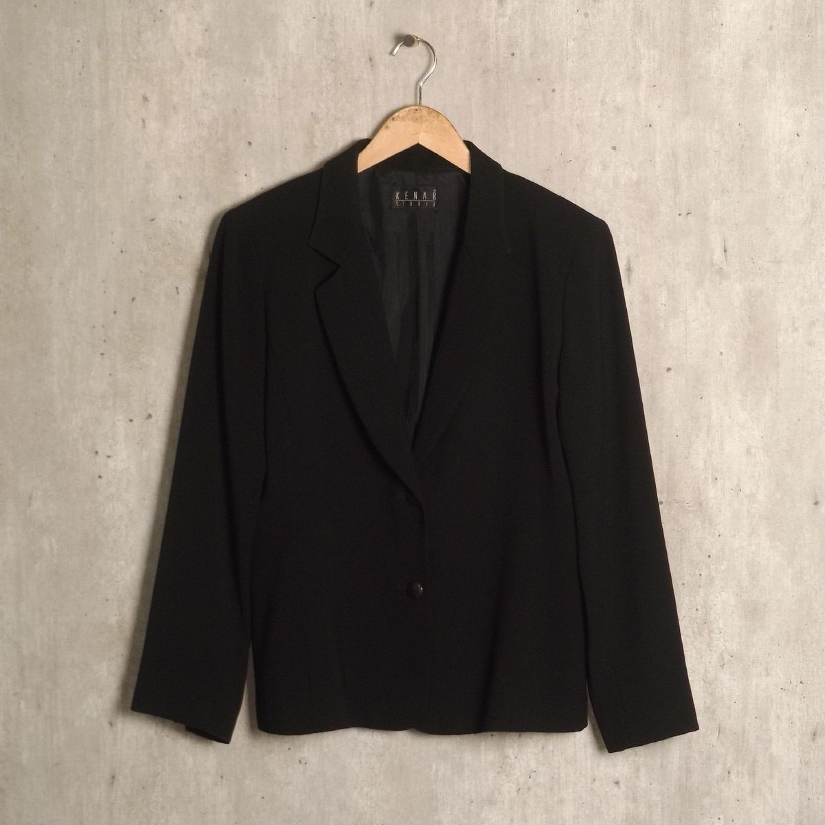 Blazer Preto Kenar Studio | Casaco Feminino Kenar Studio Usado 48035214 ...
