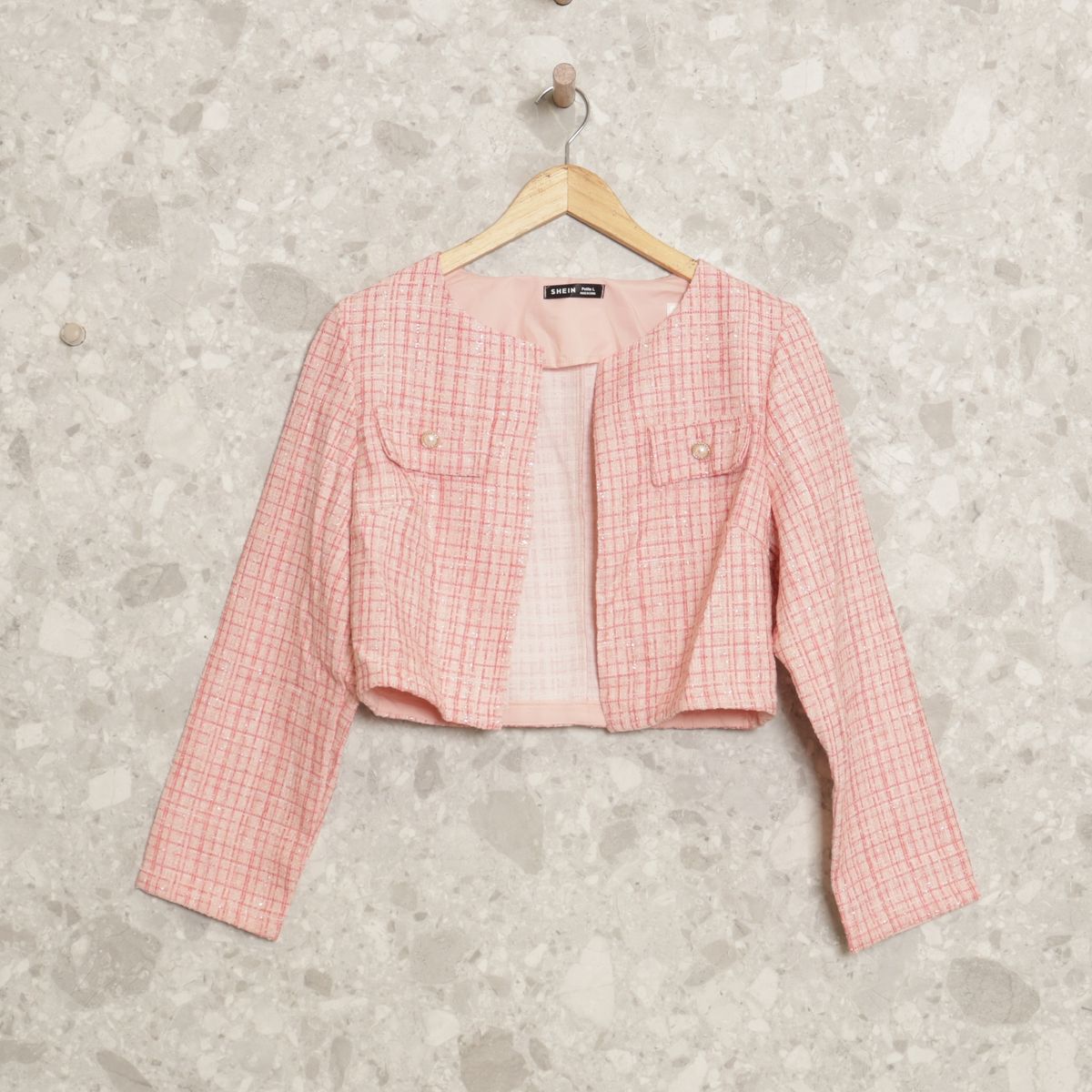 Blazer Rosa Shein | Terno Feminino Shein Usado 108625327 | enjoei