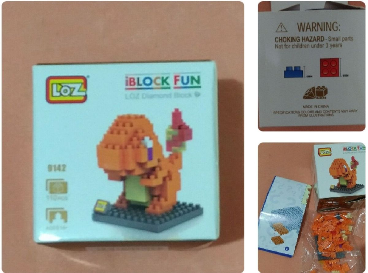 Blocos de Montar Pokémon Nano | Produto Vintage e Retro Loz Nunca Usado ...