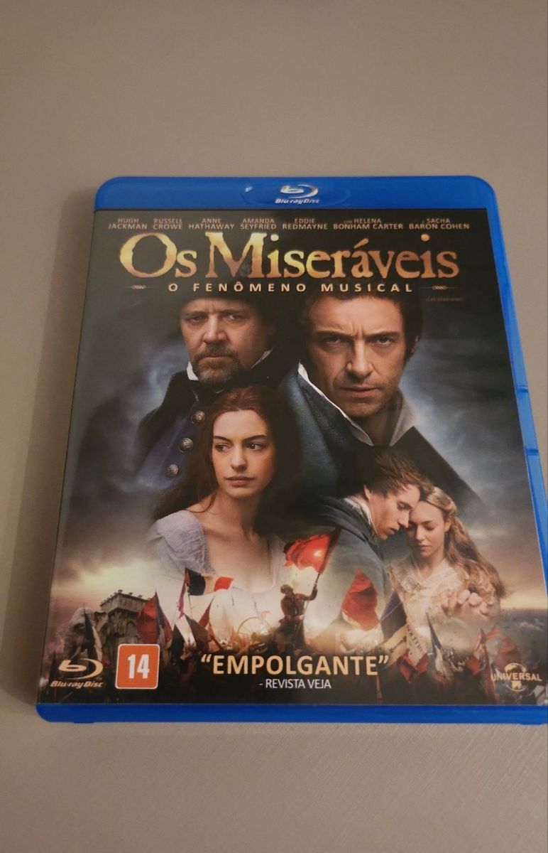 Blu-ray Filme Os Miseráveis - Hugh Jackman / Russell Crowe / Anne ...