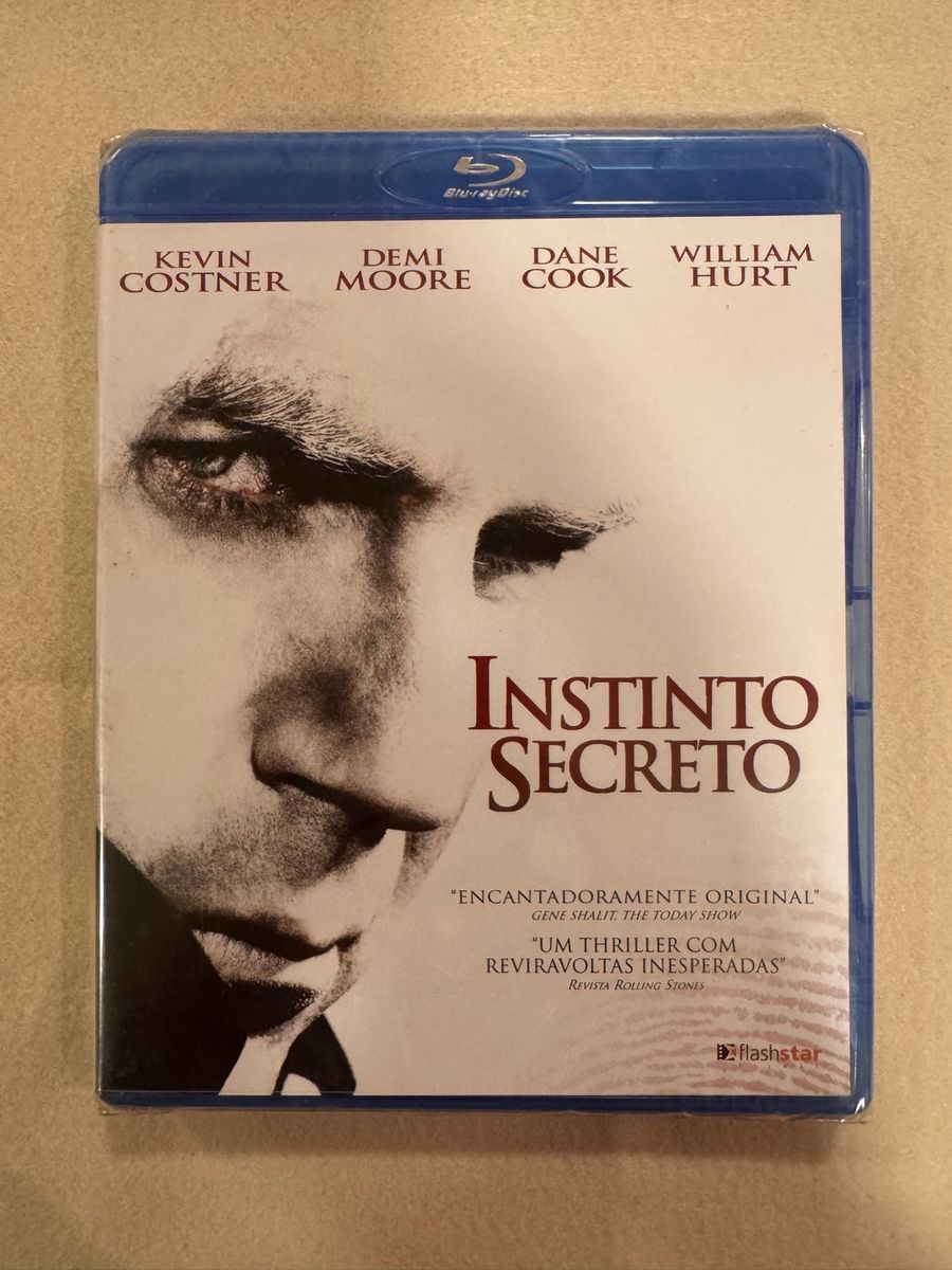 Blu-ray Instinto Secreto - Kevin Costner e Demi Moore - Novo - Lacrado ...