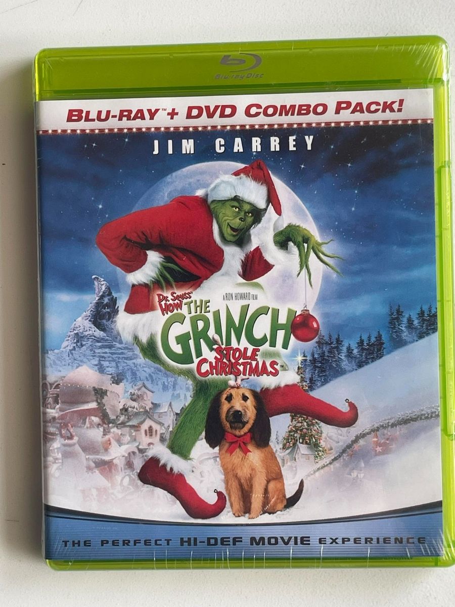 Blu Ray The Grinch +dvd Lacrado Importado Raro Ingles | Filme e Série Nunca Usado 89186072 | enjoei