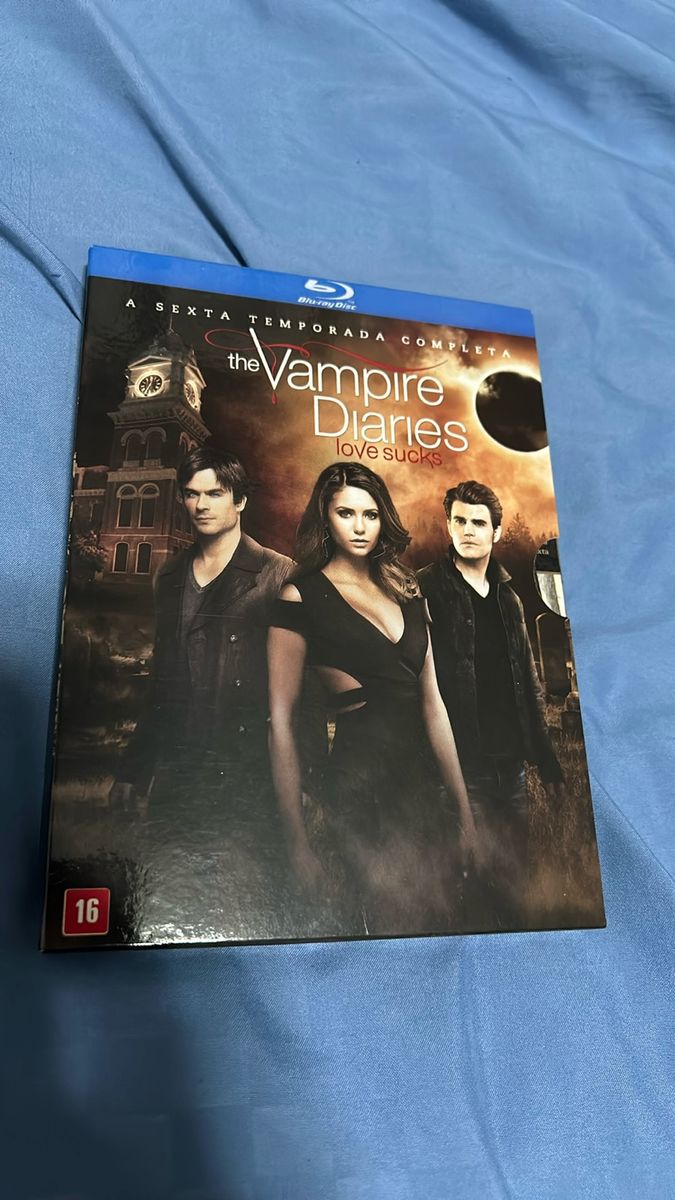 Blu Ray The Vampire Diaries - Sexta Temporada | Filme e Série Warner ...
