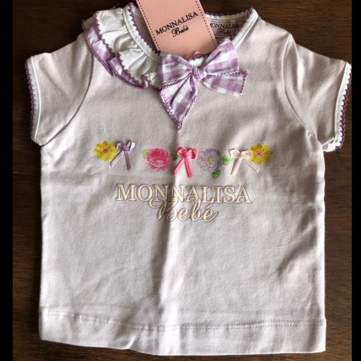 Blusa Bebe 3 Meses Monnalisa. Nova. Marca Baby Luxo Italiana. com ...
