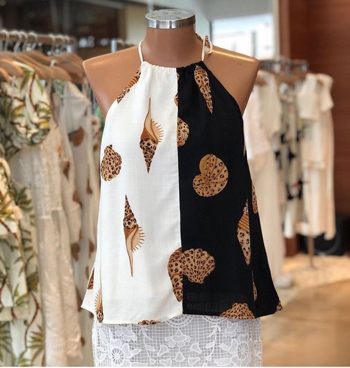 Blusa Concha Farm | Blusa Feminina Farm Nunca Usado 42172508 | enjoei