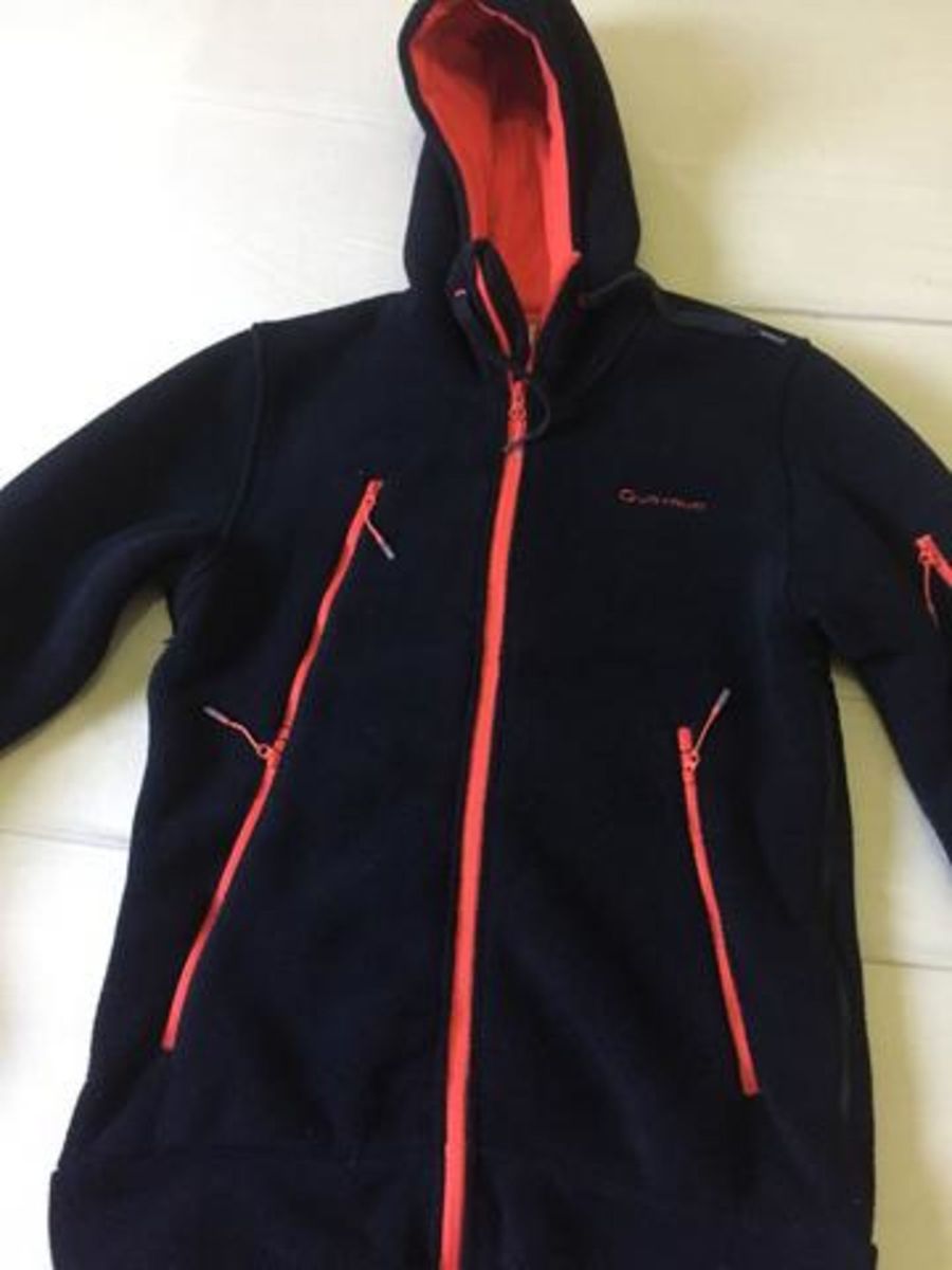 Blusa Fleece Forclaz 600 Quechua | Casaco Masculino Quechua Usado ...