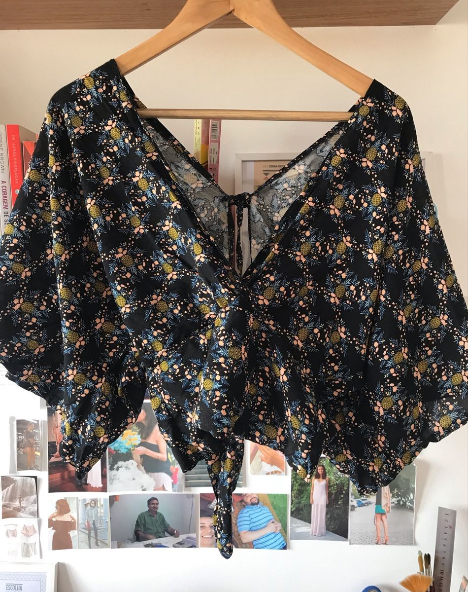 Blusa Kimono Tipo Farm | Blusa Feminina Usado 77335490 | enjoei