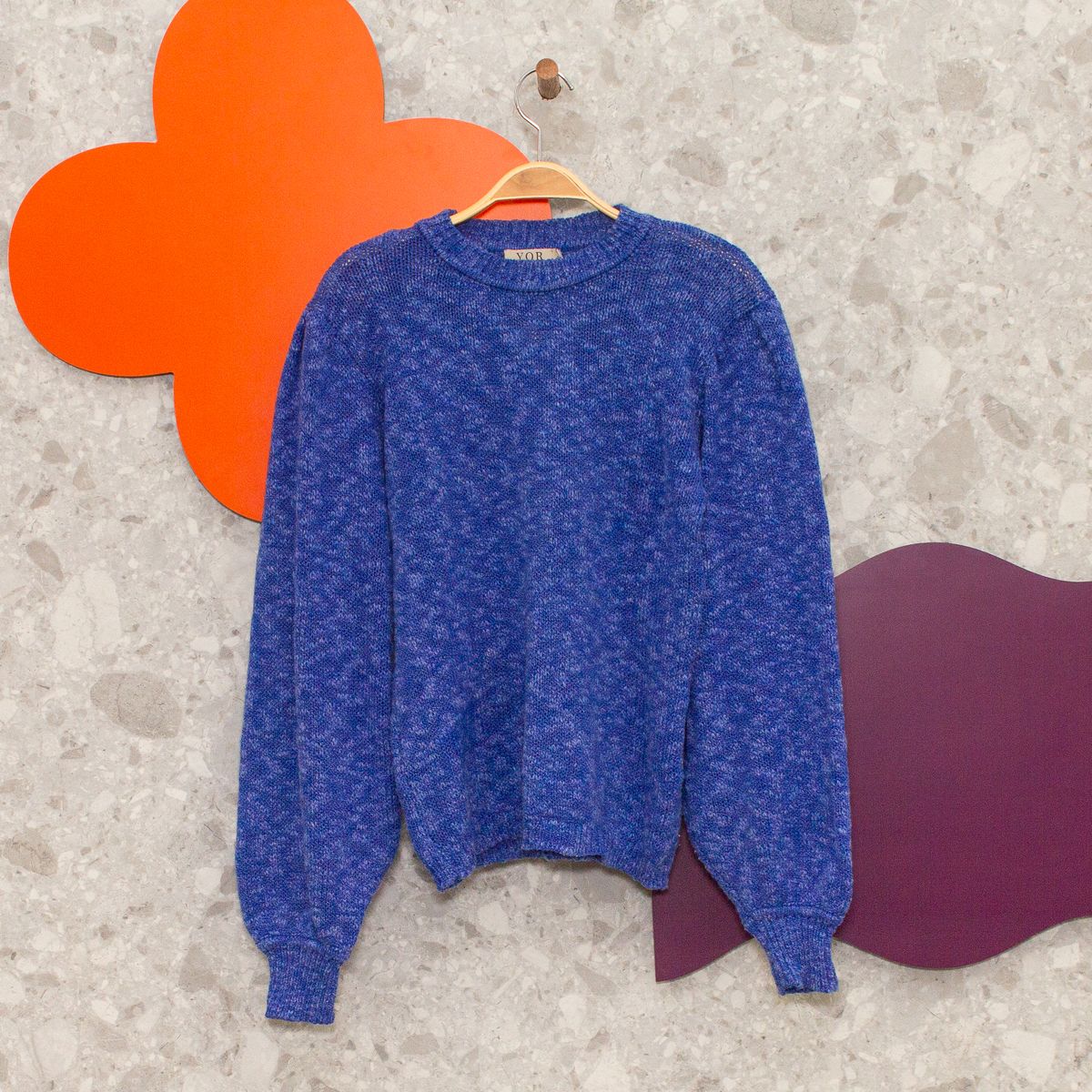 Blusa Tricot Azul Yor Brand e Co | Blusa Feminina Yor Brand E Co Usado ...