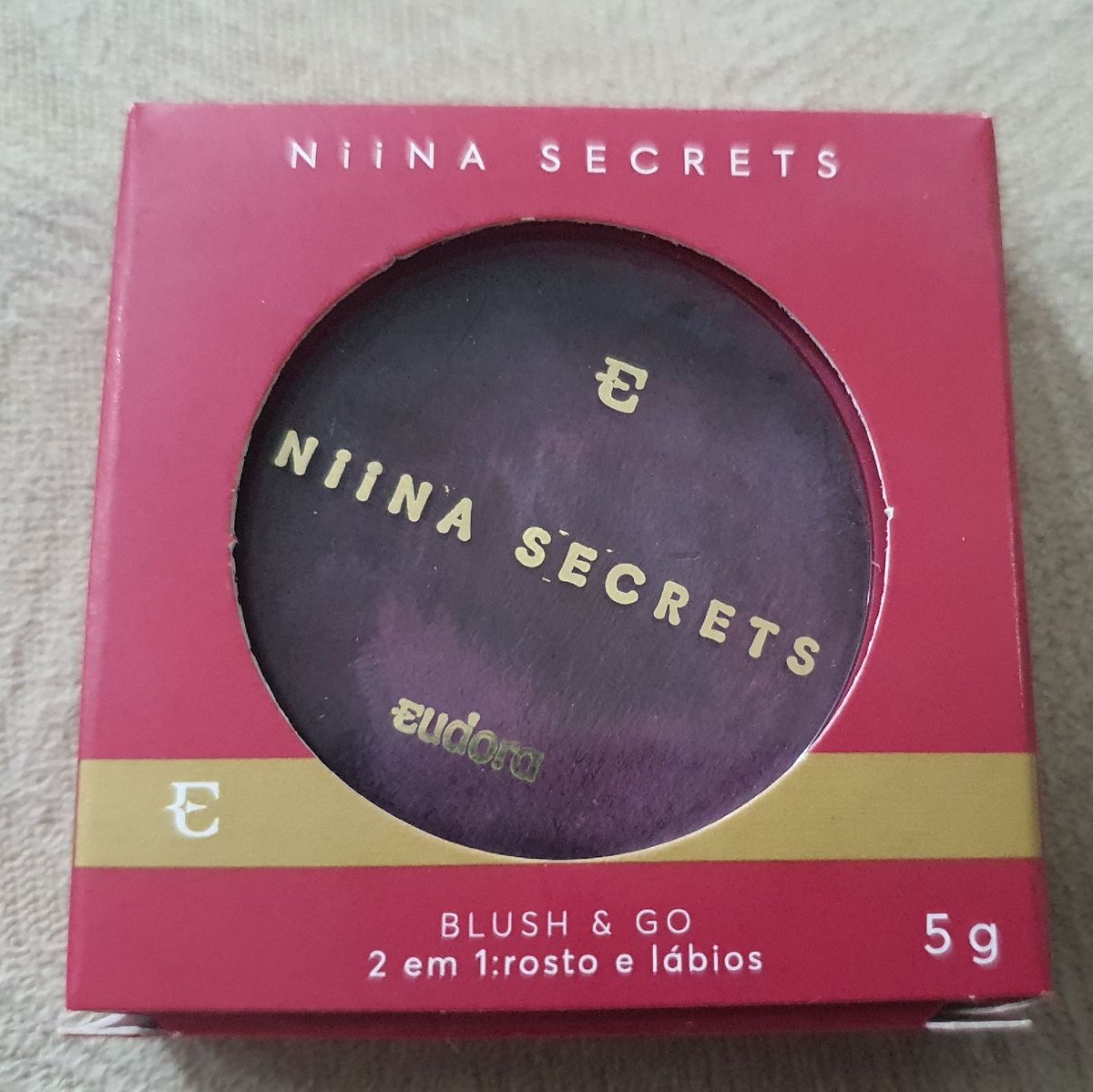 Blush Cremoso Blush And Go 2 em 1 Rostos e Lábios, ,novo- Niina Secrets ...