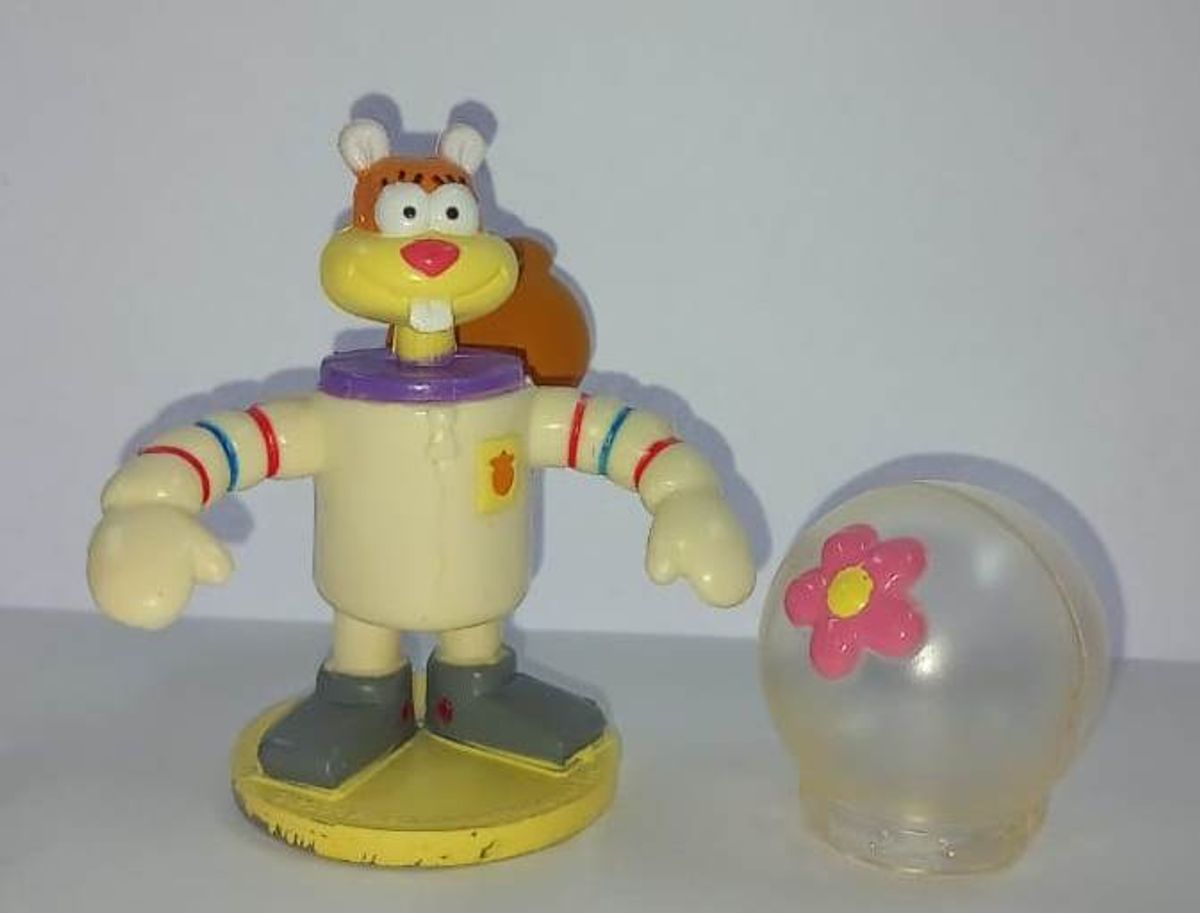 Bob Esponja Sandy Bochechas (miniatura) | Brinquedo Usado 78082140 | enjoei