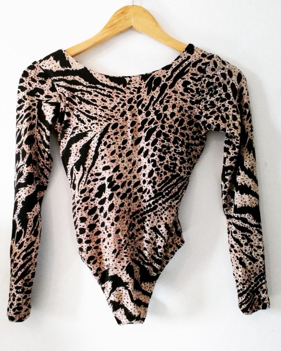 Body Animal Print | Blusa Feminina Usado 69051655 | enjoei
