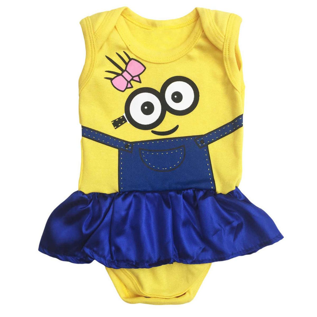 Body Bebê Minion com Sainha | Roupa Infantil para Bebê Nunca Usado ...
