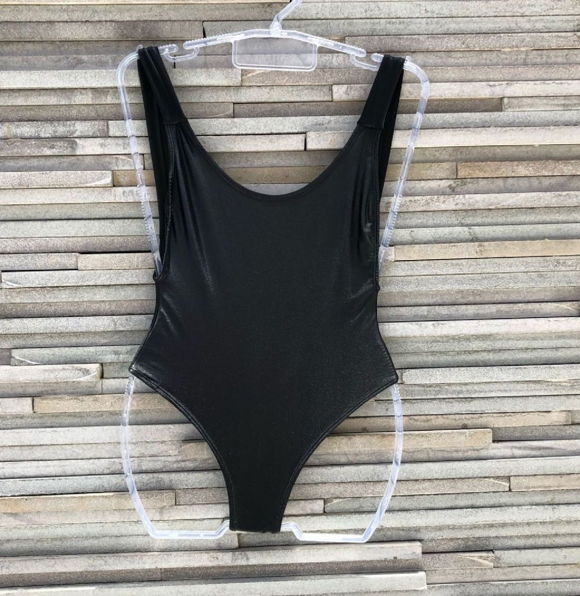 Body Cavado Na Cor Preta | Camiseta Feminina Enjoei Nunca Usado ...