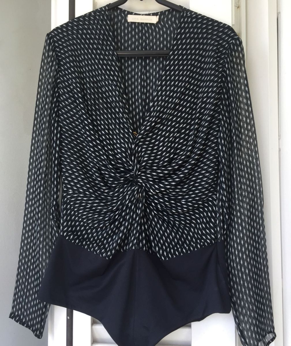 Body Cris Barros | Blusa Feminina Cris Barros Usado 13592114 | enjoei