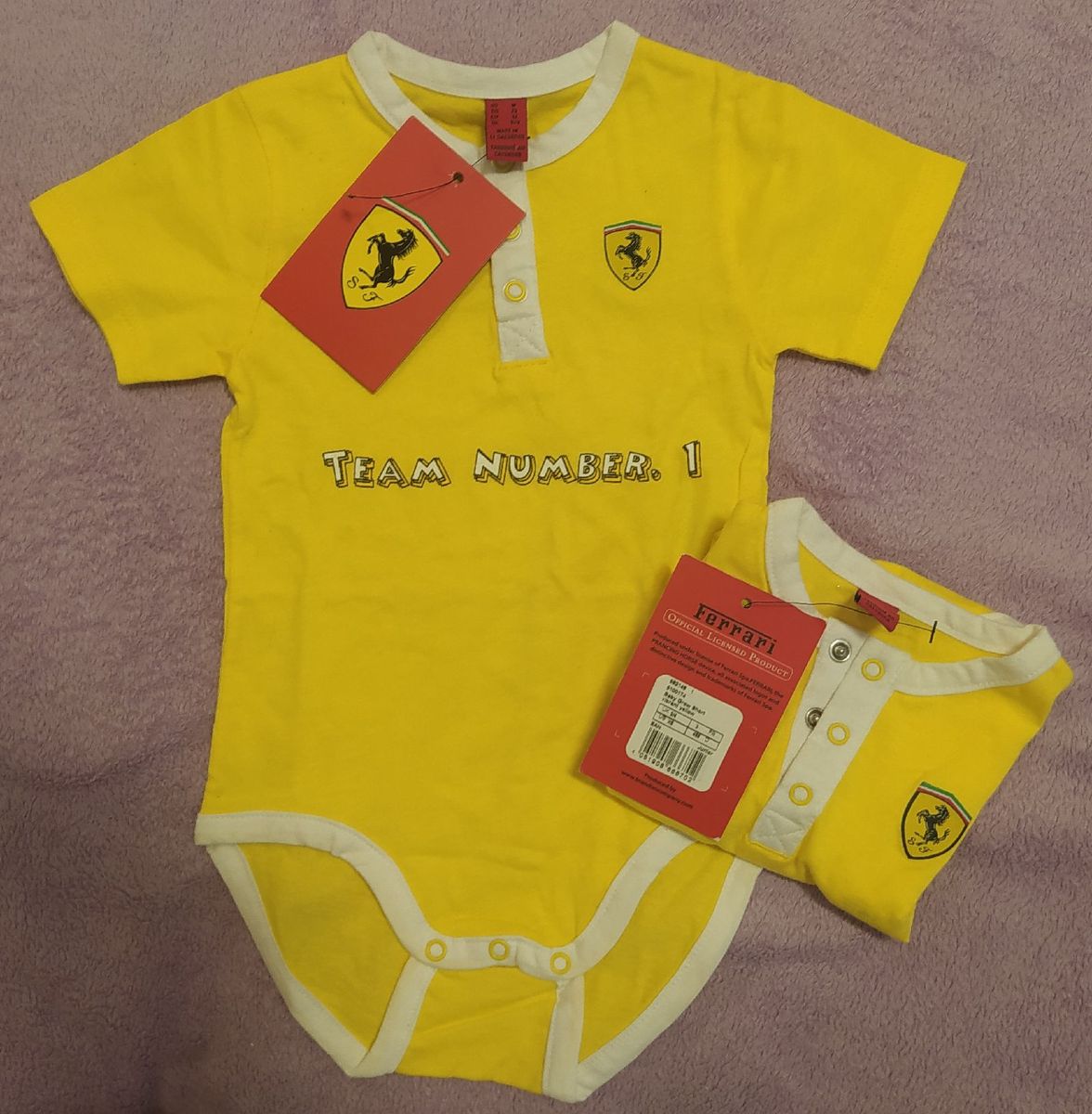 Body Ferrari | Roupa Infantil para Bebê Ferrari Nunca Usado 48716549 ...
