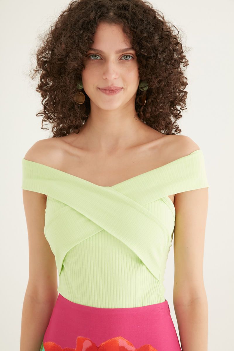 Body Malha Basico ,verde Neon Verde Neon | Blusa Feminina Afghan Nunca ...