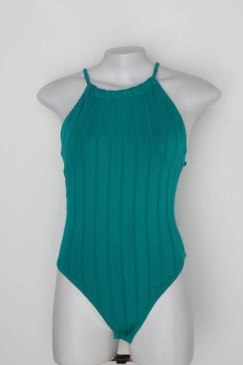 Body My Place Canelado Grama | Blusa Feminina My Place Usado 85103113 ...