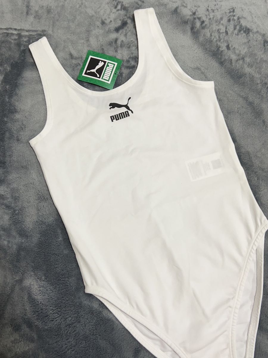 Body Puma Branco Novo Tam Pp | Moda Esportiva Feminina Puma Nunca Usado ...