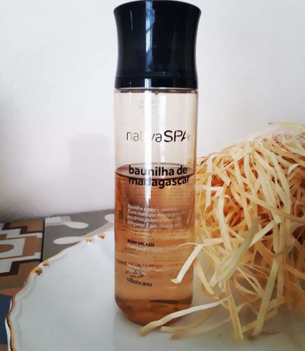 Body Splash Nativa Spa Baunilha de Madagascar | Perfume Feminino O ...