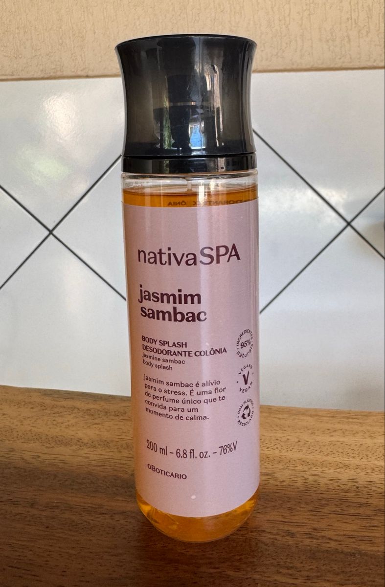 Body Splash Nativa Spa Jasmim Sambac 200ml | Perfume Feminino O ...