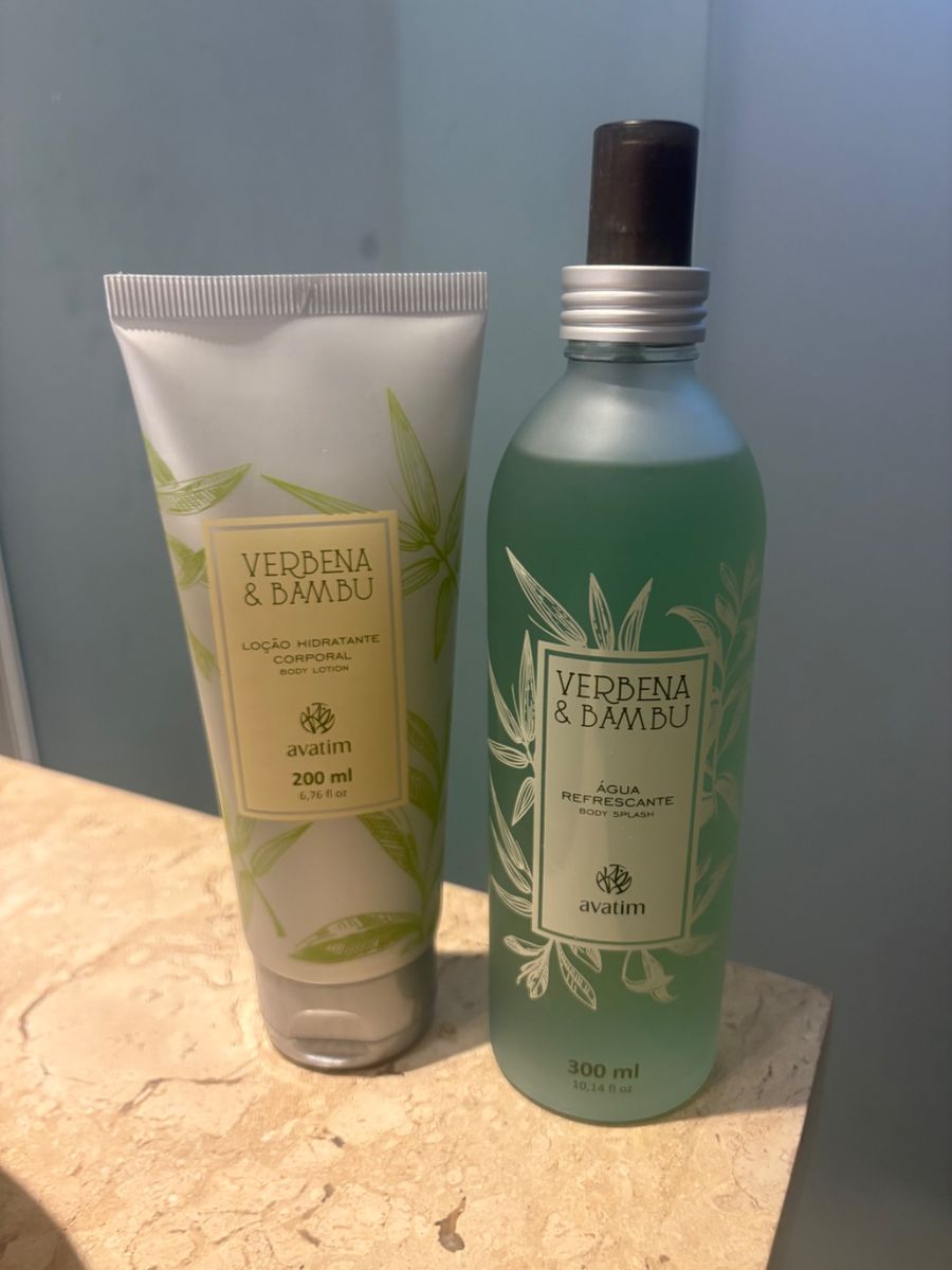 Body Splash Verbena & Bambu e Desodorante Corporal - Avatim Volume da ...