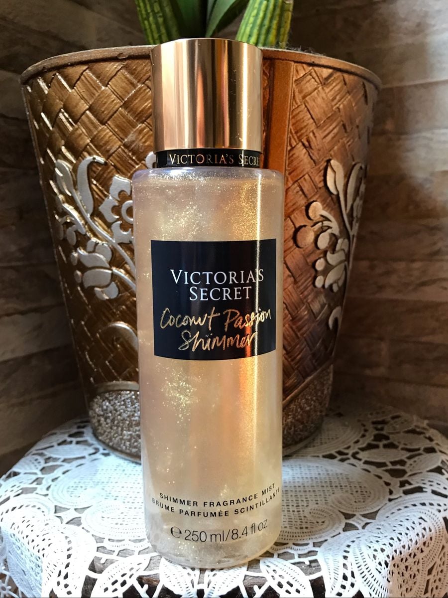 Body Splash Victorias Secret Coconut Passion Shimmer | Perfume Feminino ...