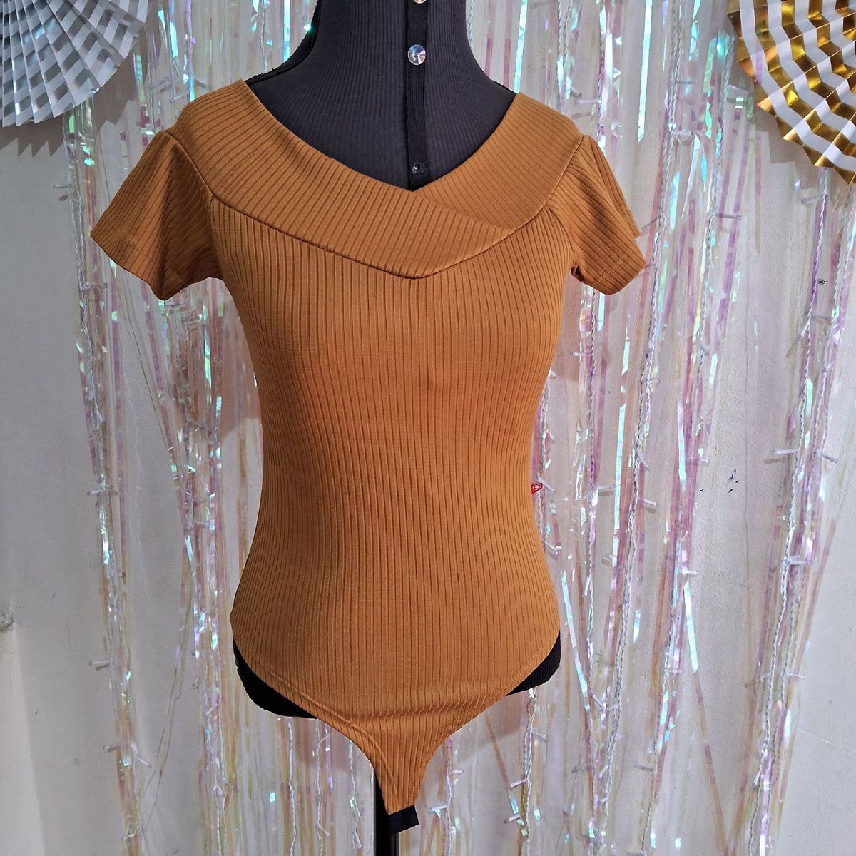 Body Tam P Cor Caramelo | Blusa Feminina Usado 110021491 | enjoei