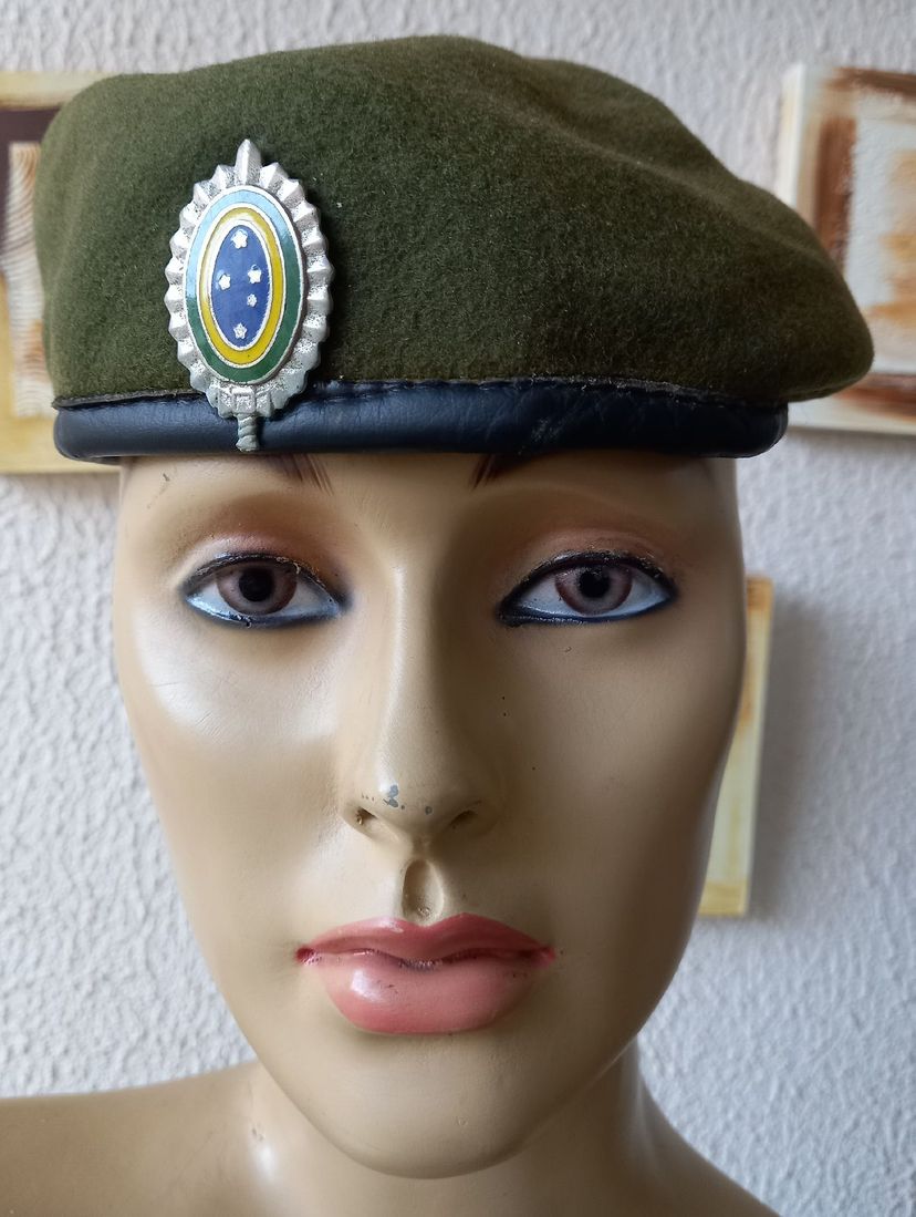 Boina Verde , Exército Brasileiro, Marca Cury, Tam 58, Usada, em Ótimo Estado | Chapéu Masculino ...