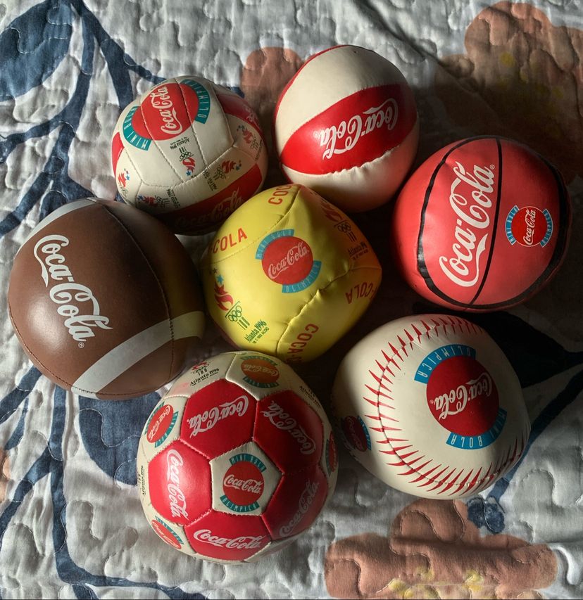 Bolas Coca-cola Atlanta 1996 Completa | Produto Vintage e Retro Coca Cola Usado 38942813 | enjoei