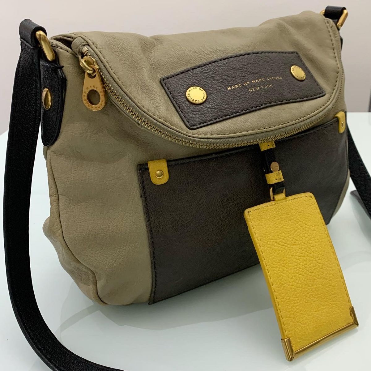 Bolda Transversal Marc Jobs | Bolsa de Ombro Feminina Marc Jacobs Usado ...