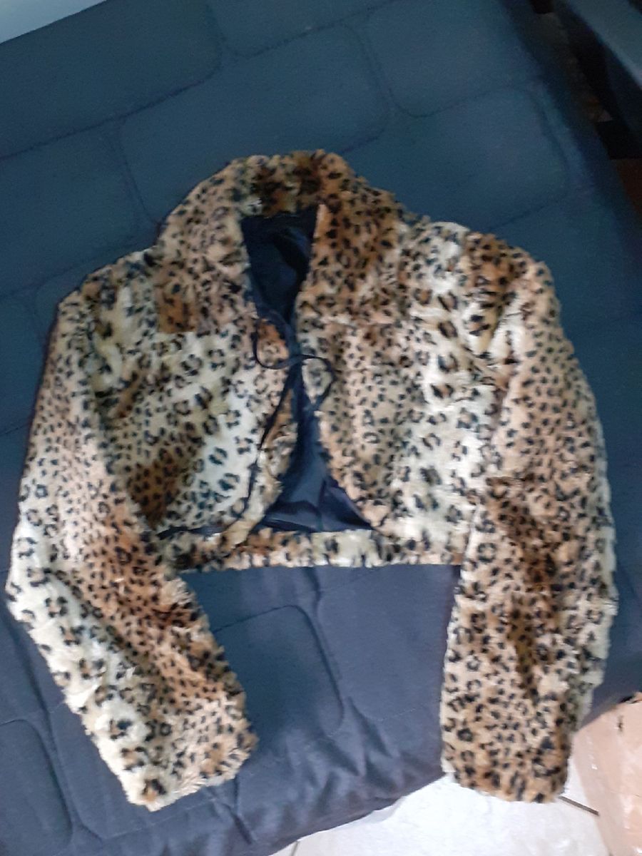 Bolero Animal Print | Casaco Feminino New Modena Usado 43003893 | enjoei
