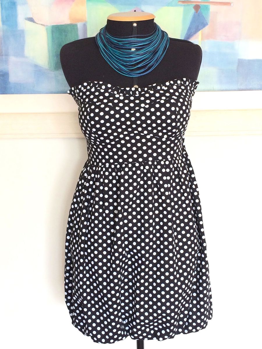 Bolinhas e Mais Bolinhas | Vestido Feminino Clock House Usado 15073400 ...