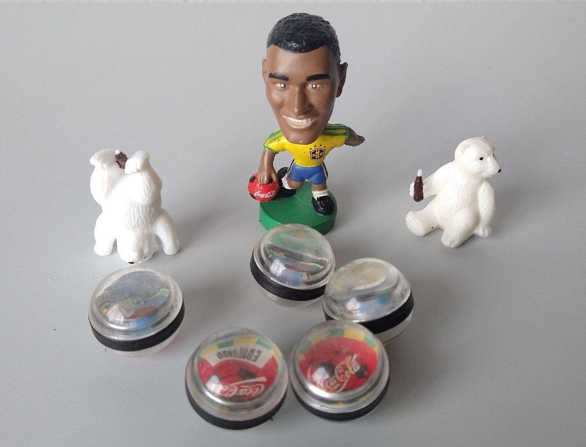 Bolinhas e Mini Craque Coca-cola - Anos 2000 | Brinquedo Coca Cola ...
