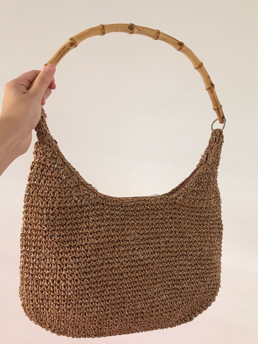 Bolsa Baguette Fibra Natural | Bolsa de Ombro Feminina Lojas Renner ...