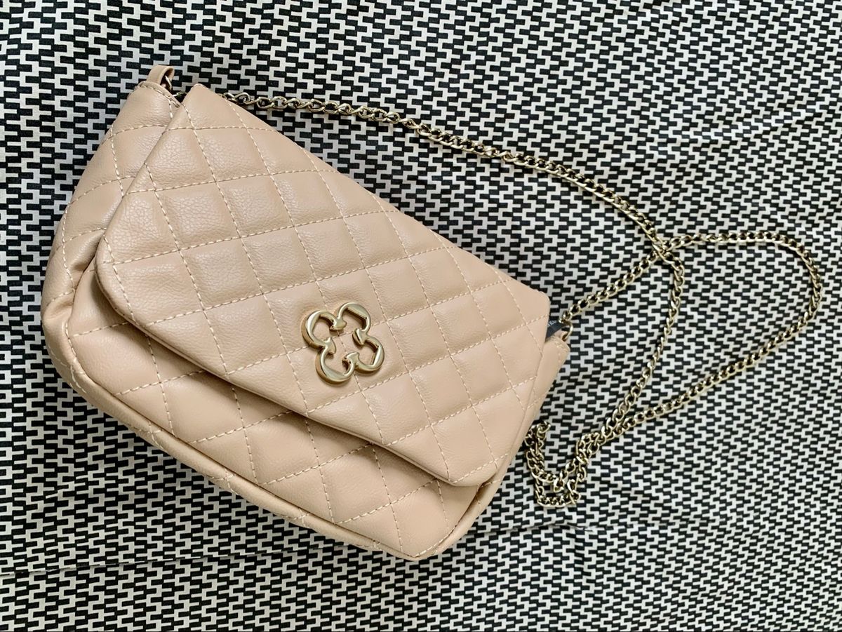 Bolsa Capodarte Nude 22x17 Nova! | Clutch Feminina Capodarte Nunca ...