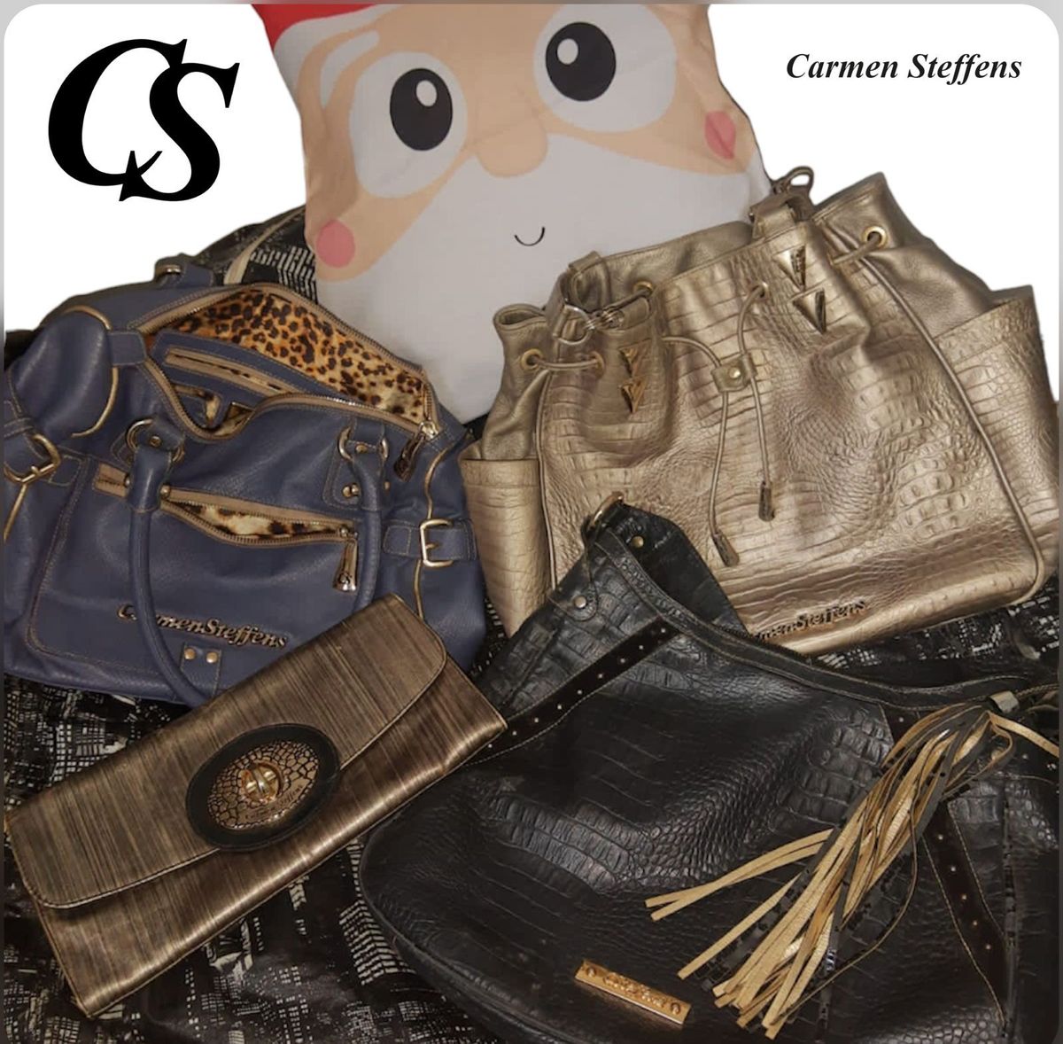 Bolsa Carmen Steffens Kit Promocional | Bolsa de Ombro Feminina Carmen ...