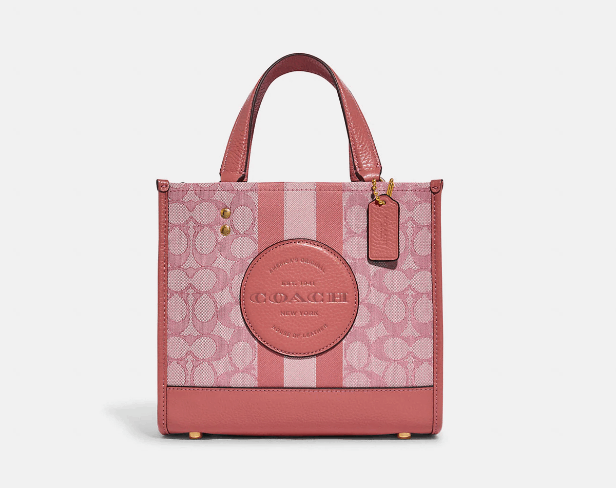 Bolsa Coach Rosa / Nova e Original | Bolsa de Ombro Feminina Coach ...