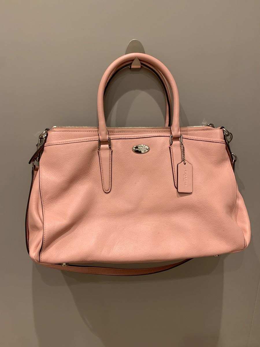 Bolsa Coach Rosa | Bolsa de Ombro Feminina Coach Nunca Usado 40339398 ...