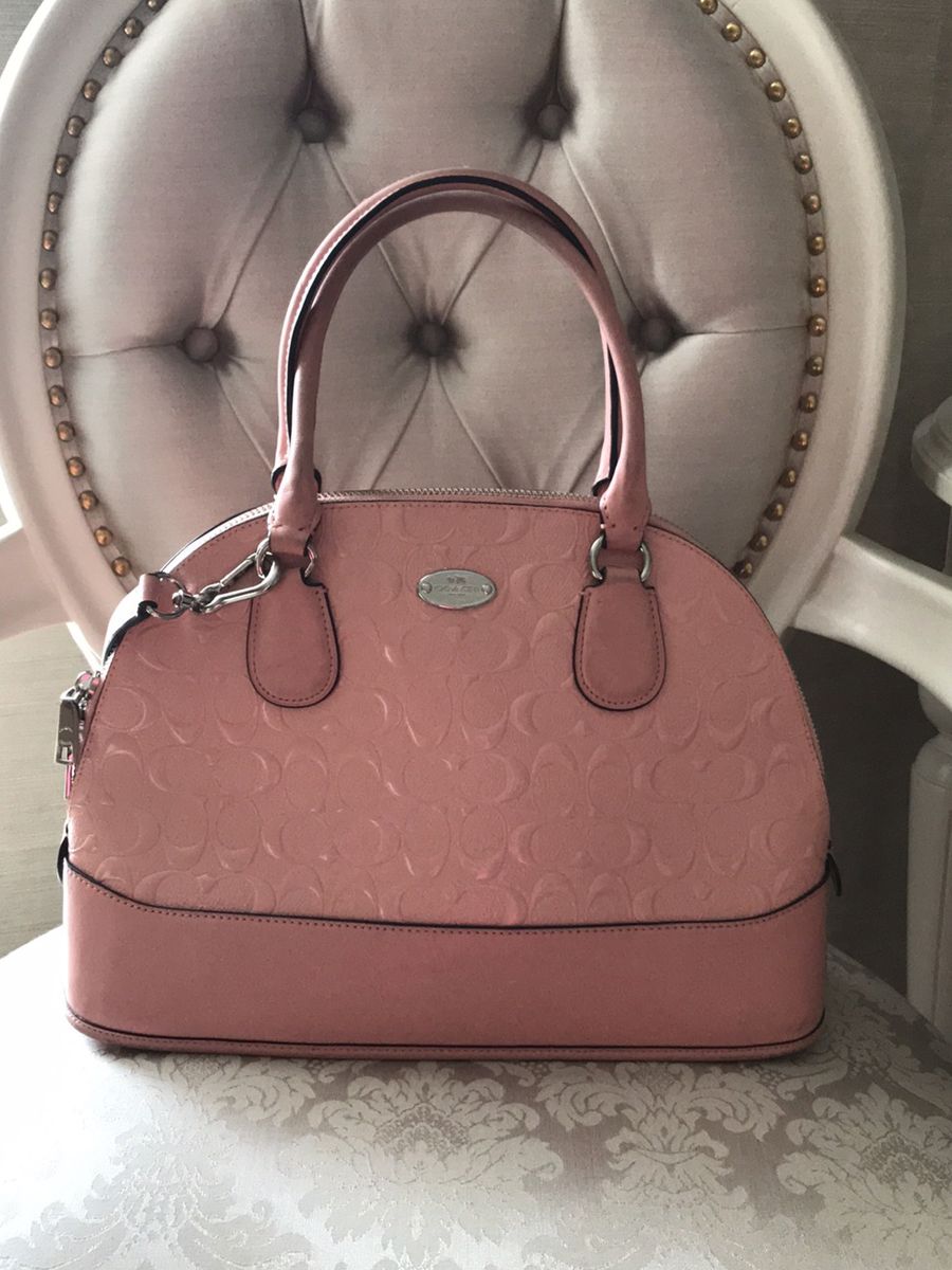Bolsa Coach Rosa | Bolsa de mão Feminina Coach Usado 47682779 | enjoei