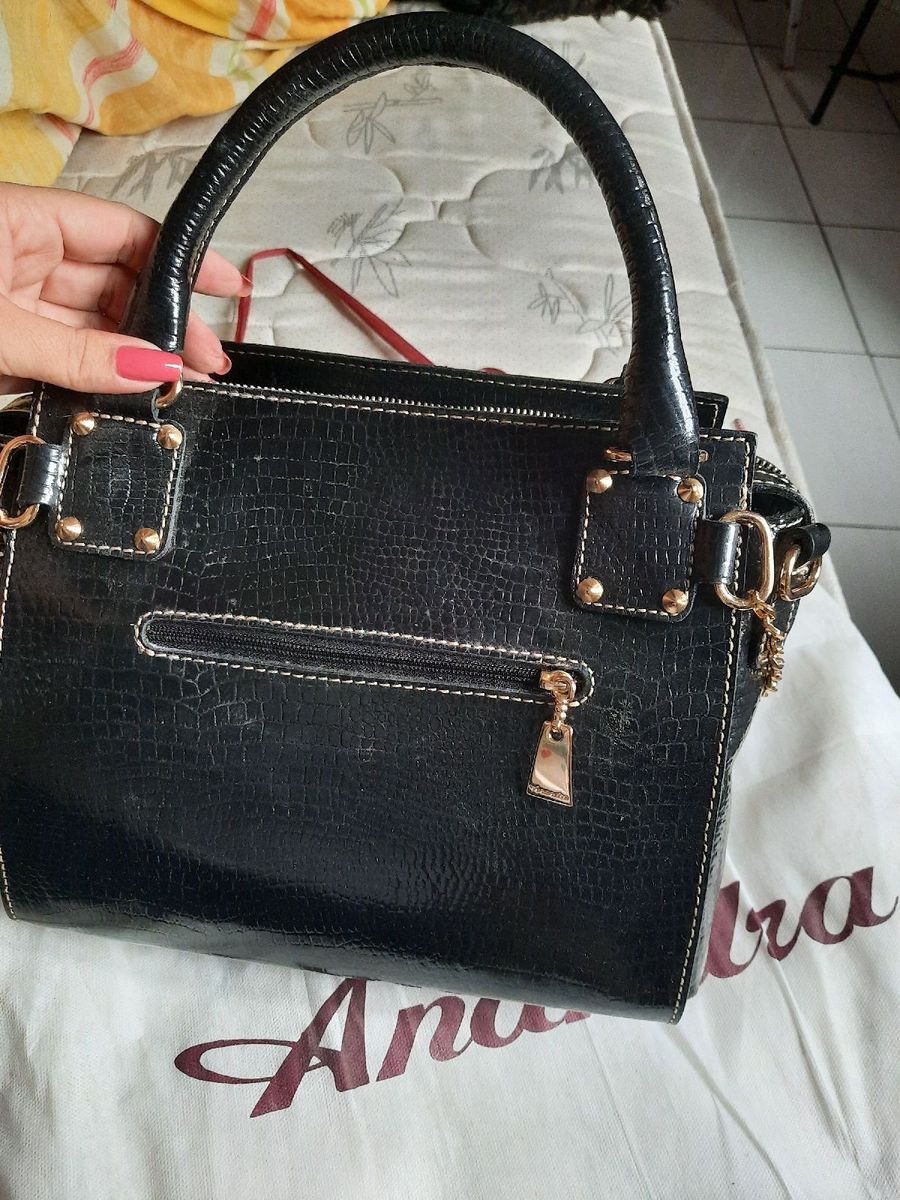 Bolsa Couro Legítimo Anandra | Bolsa de mão Feminina Anandra Nunca ...