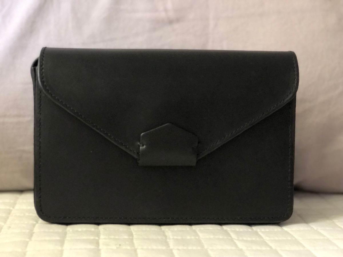 Bolsa Couro Schutz Preta | Bolsa de Ombro Feminina Schutz Usado ...