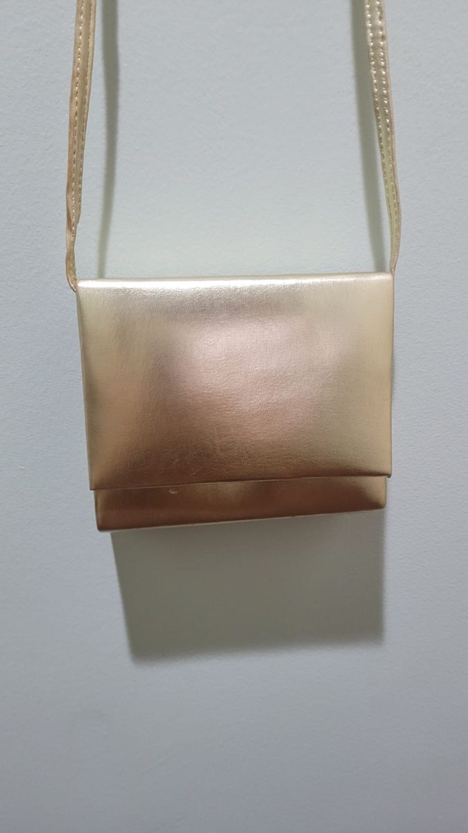 Bolsa de Festa Dourada | Bolsa de Ombro Feminina Usado 87731785 | enjoei