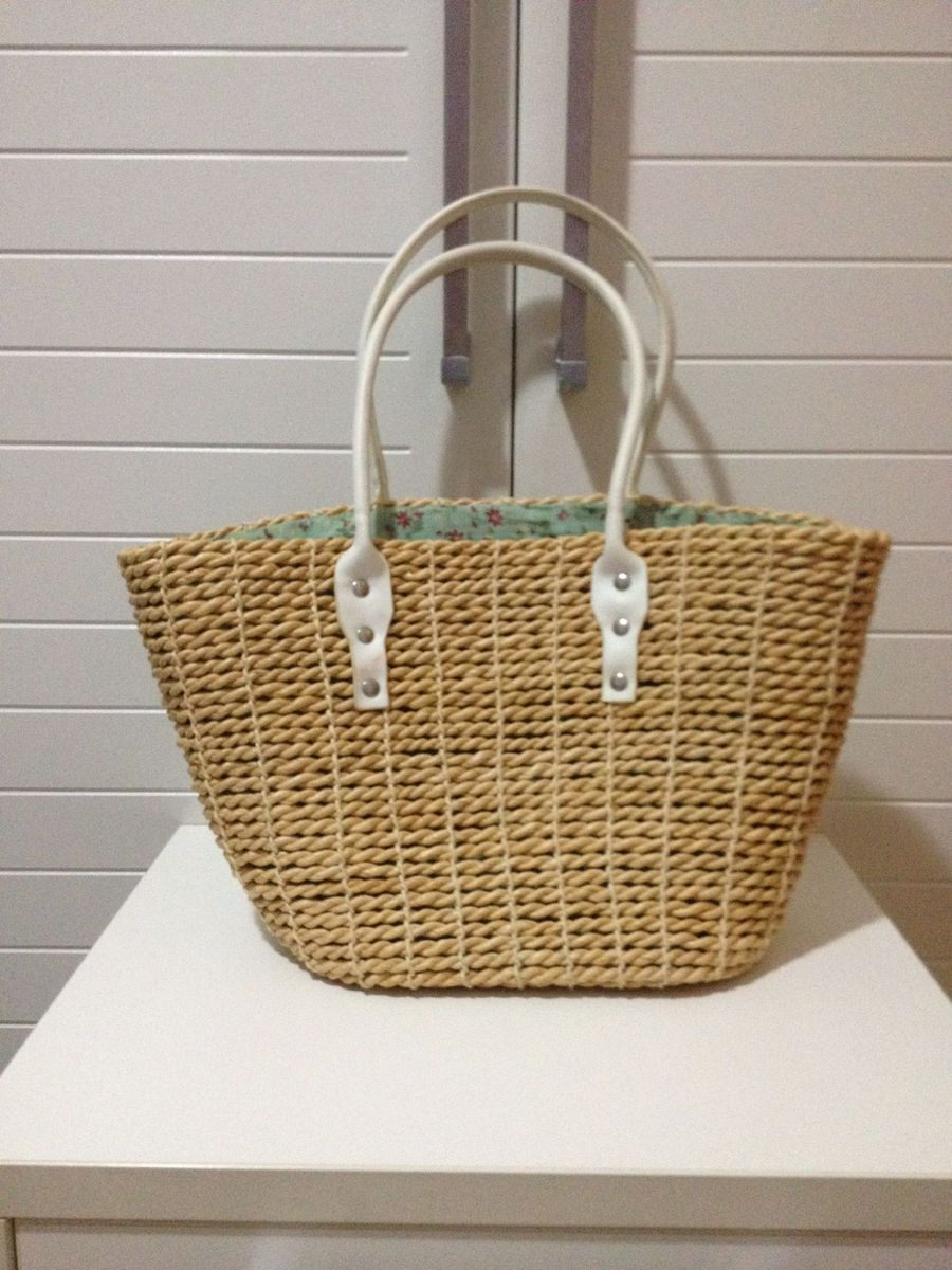 Bolsa de Palha | Bolsa de Ombro Feminina Sem Marca Usado 1346865 | enjoei