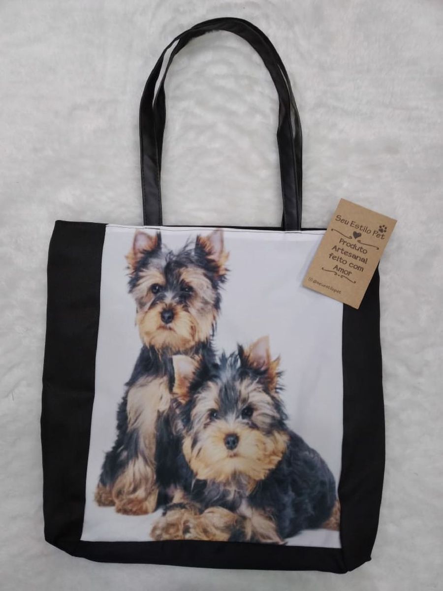 Bolsa Ecobag Cachorro Yorkshire | Item p/ Pet Seu Estilo Pet Nunca Usado 52104043 | enjoei