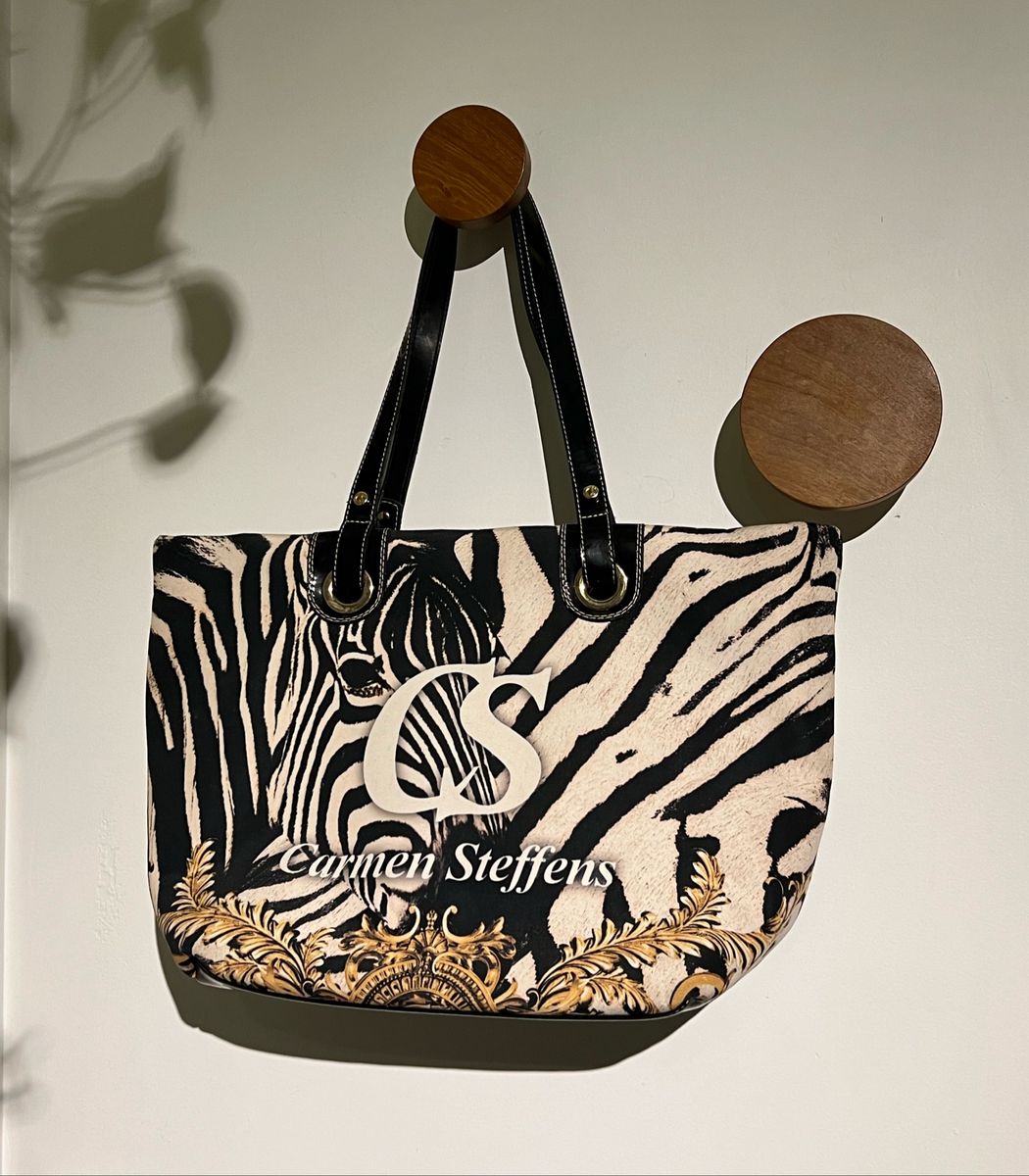 Bolsa Feminina Carmen Steffens Zebra | Bolsa de Ombro Feminina Carmen ...