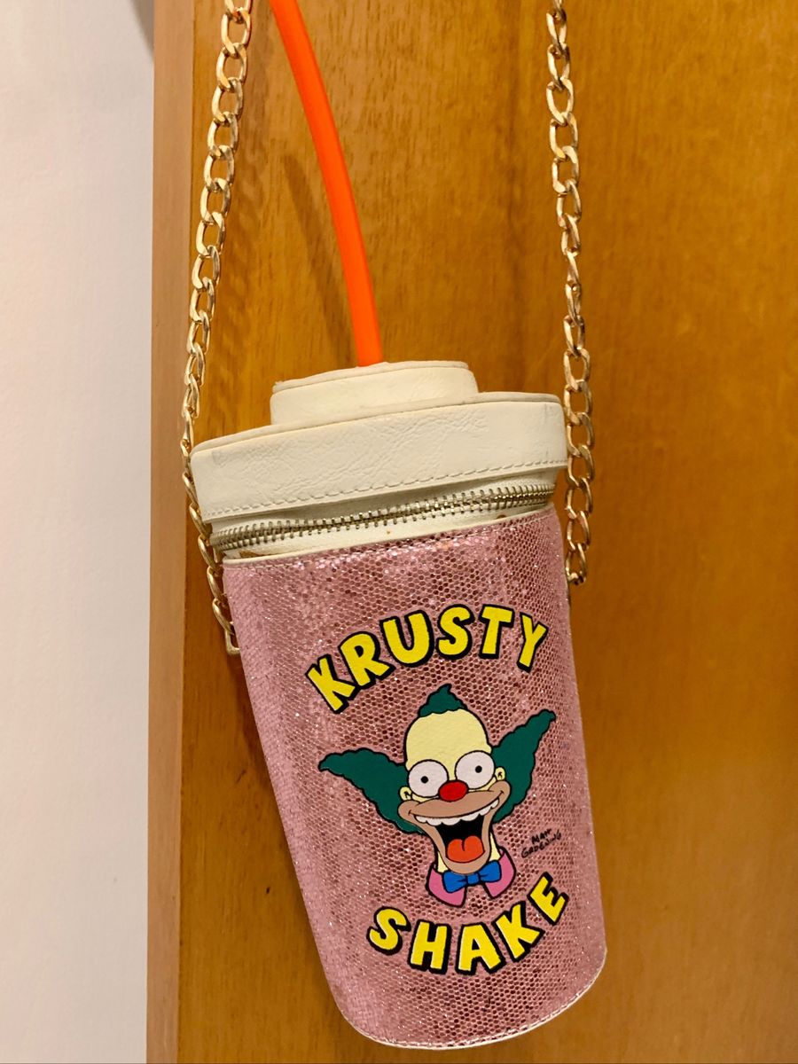 Bolsa Formato Milkshake Krusty Simpsons | Bolsa de Ombro Feminina ...