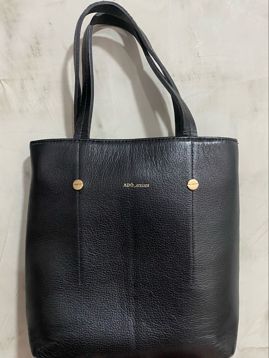 Bolsa Fran - P - Preta - Adô Atelier | Bolsa de Ombro Feminina Ado ...