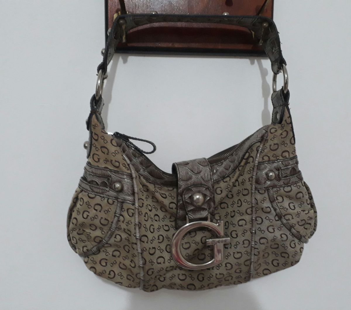 Bolsa Guess Original | Bolsa de Ombro Feminina Guess Usado 27354103 ...